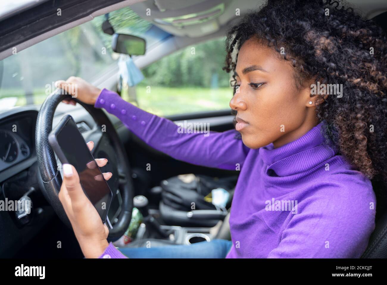 Distracted Driver High Resolution Stock Photography and Images - Alamy