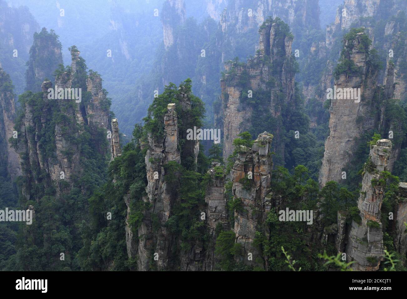 Hunan Zhangjiajie Tianzi Mountain Xihai Peak Forest Stock Photo - Alamy