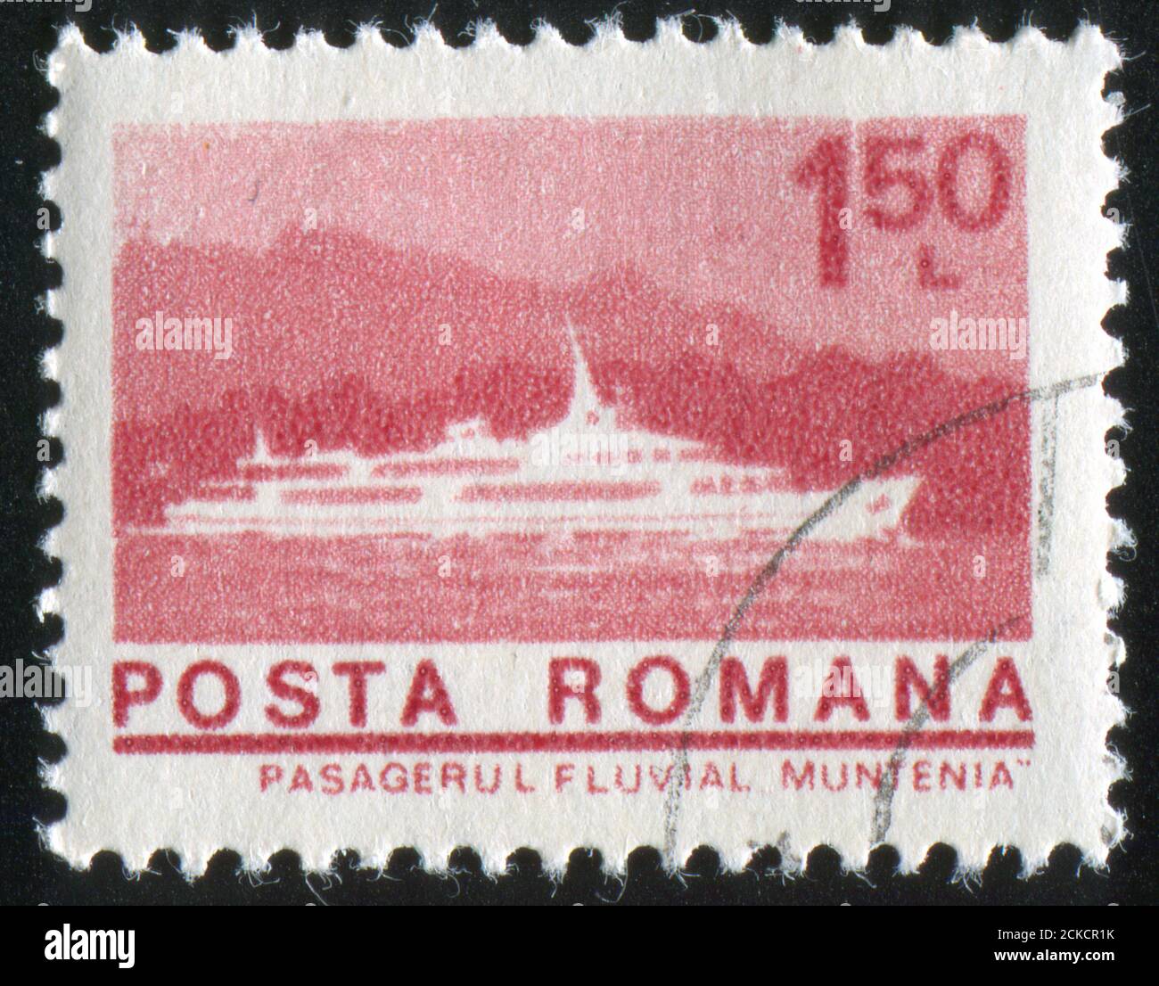 ROMANIA - CIRCA 1973: stamp printed by Romania, shows Muntenia ...