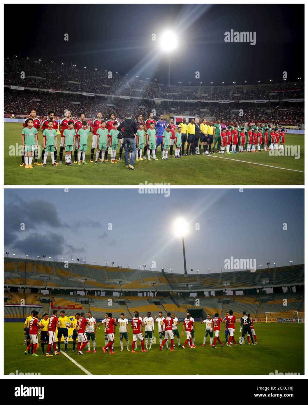 Egyptian premier league soccer match Cut Out Stock Images & Pictures ...