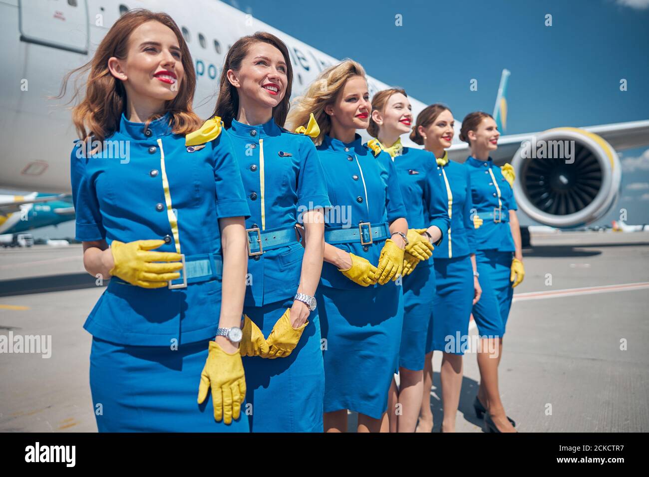 Flight attendant uniforms hi-res stock photography and images - Alamy