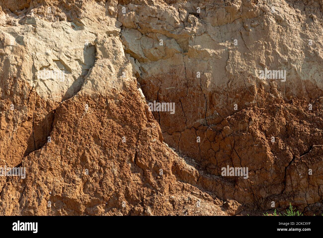 Earth surface texture of geological cut hi-res stock photography and ...