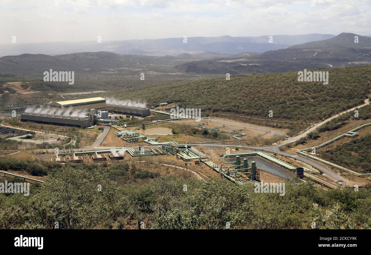 Geothermal power plant olkaria hi-res stock photography and images - Alamy