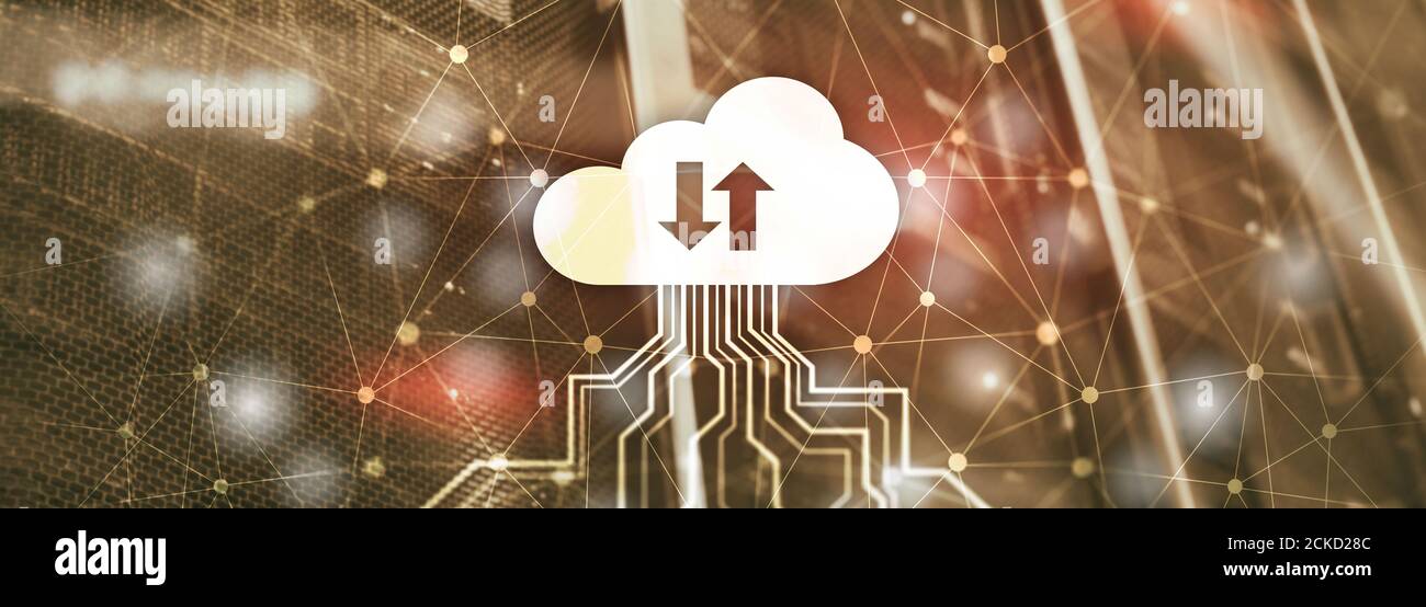 Future Network Cloud Services Business concept. Cloud for your ...