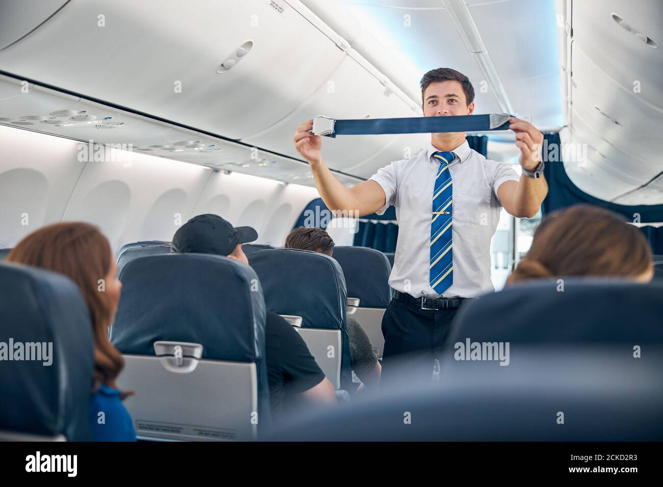 Man flight attendant hi-res stock photography and images - Alamy