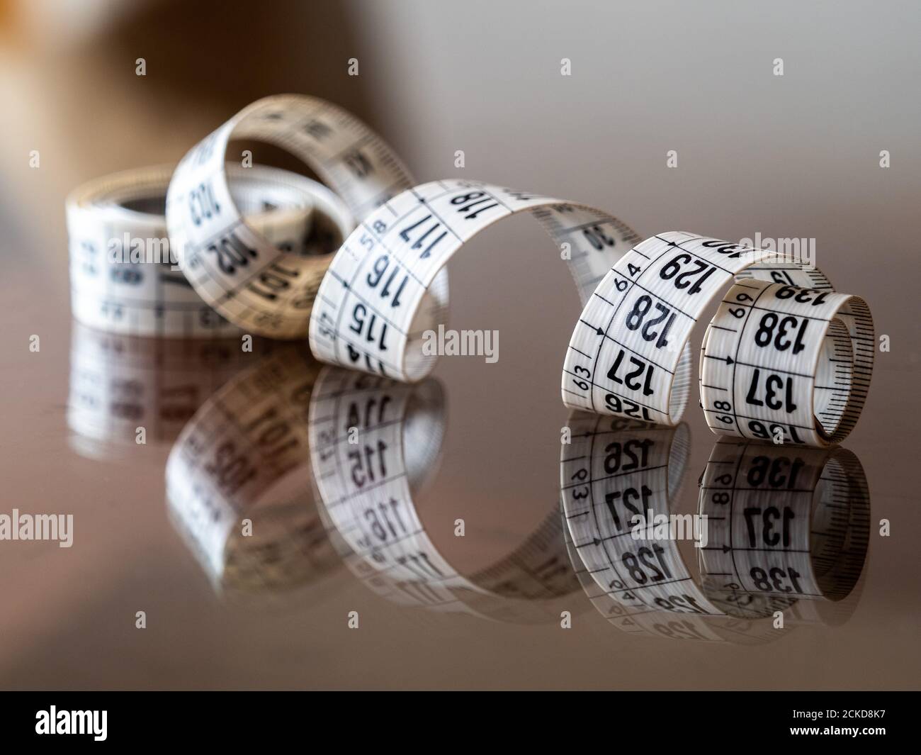 Tape measure, used by dressmakers and tailors to take measurements of ...