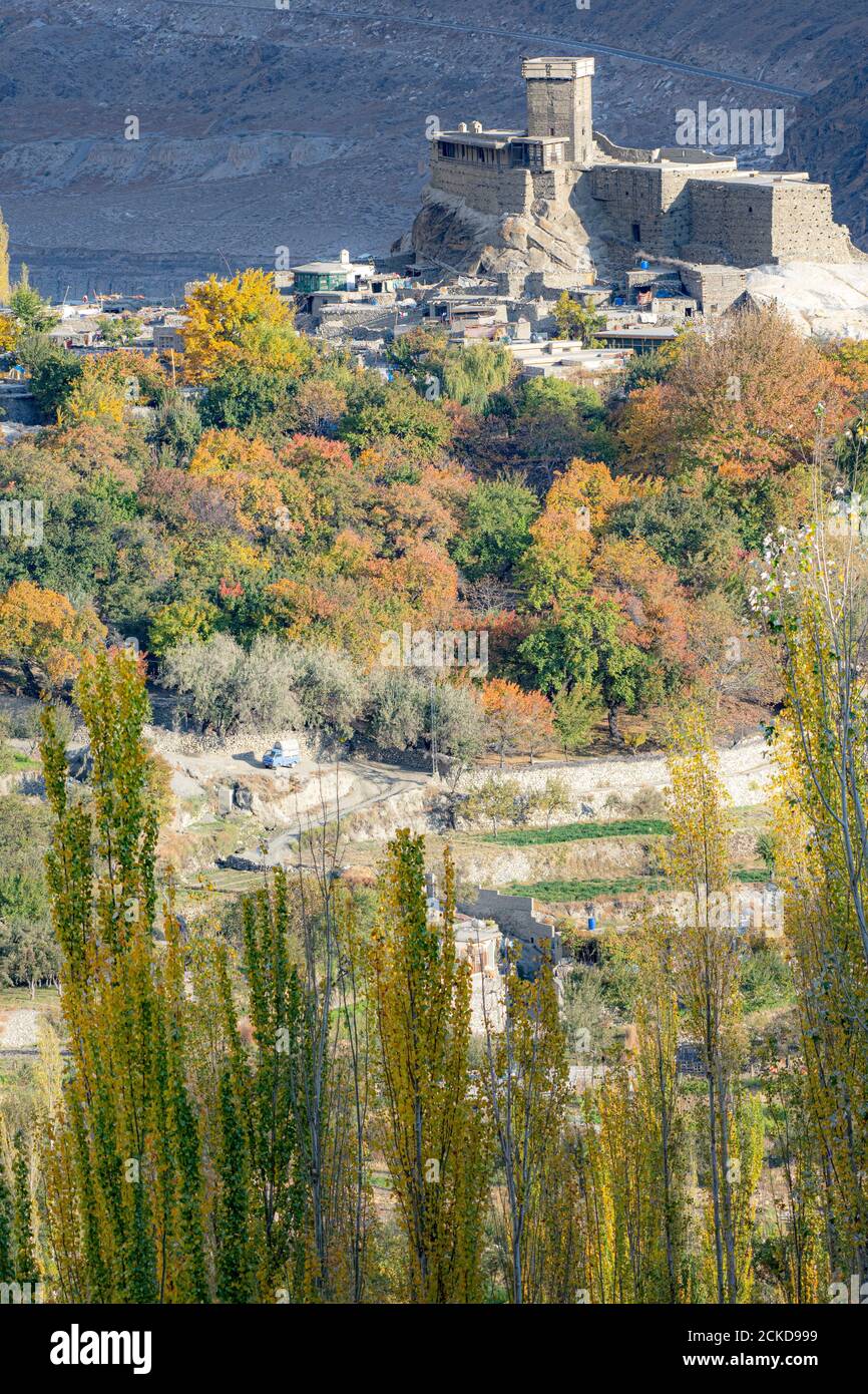 Autumn At Hunza and northern areas of gilgit baltistan , Pakistan Stock ...
