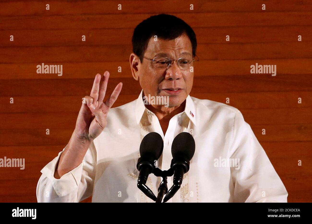 Nation address of president rodrigo duterte hi-res stock photography ...
