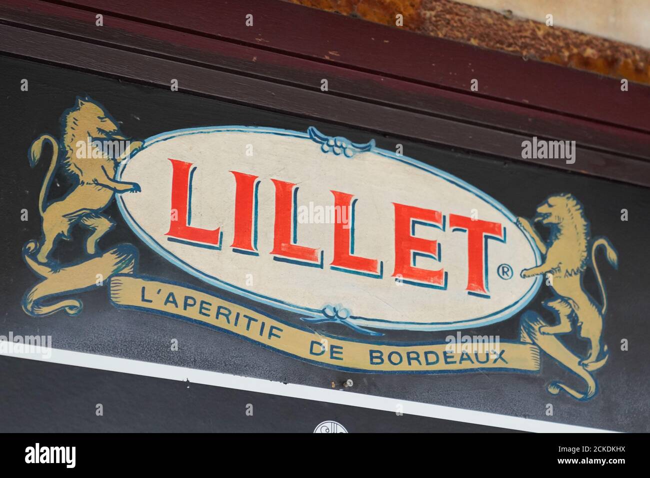 Bordeaux , Aquitaine / France - 06 14 2020 : Lillet logo sign of brand ...