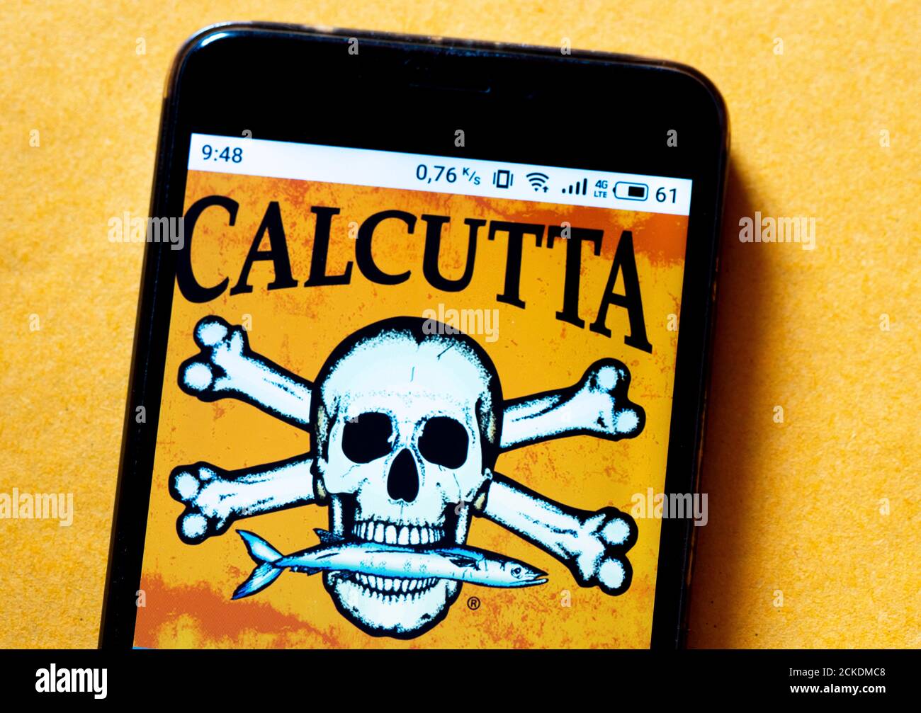 In this photo illustration a Calcutta Outdoors logo is seen displayed ...