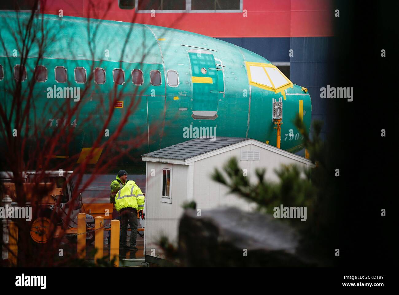 Boeing 737 max fuselage hi-res stock photography and images - Alamy