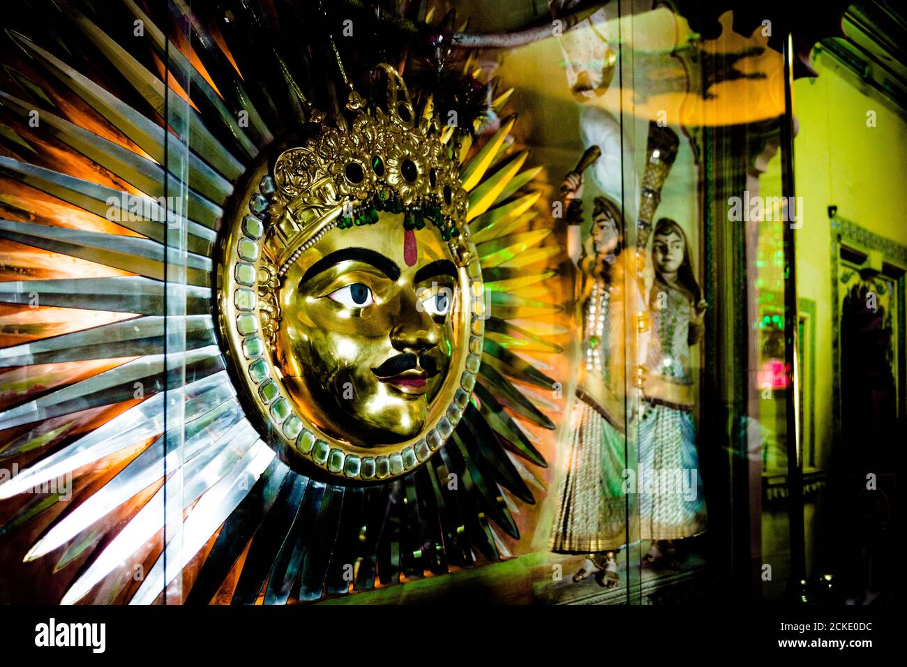 Closeup shot of traditional arts in the museum Stock Photo - Alamy