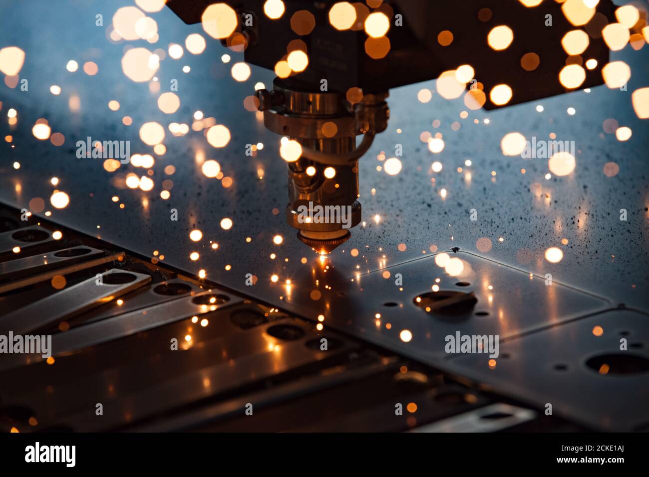 Laser beam cutting hi-res stock photography and images - Alamy