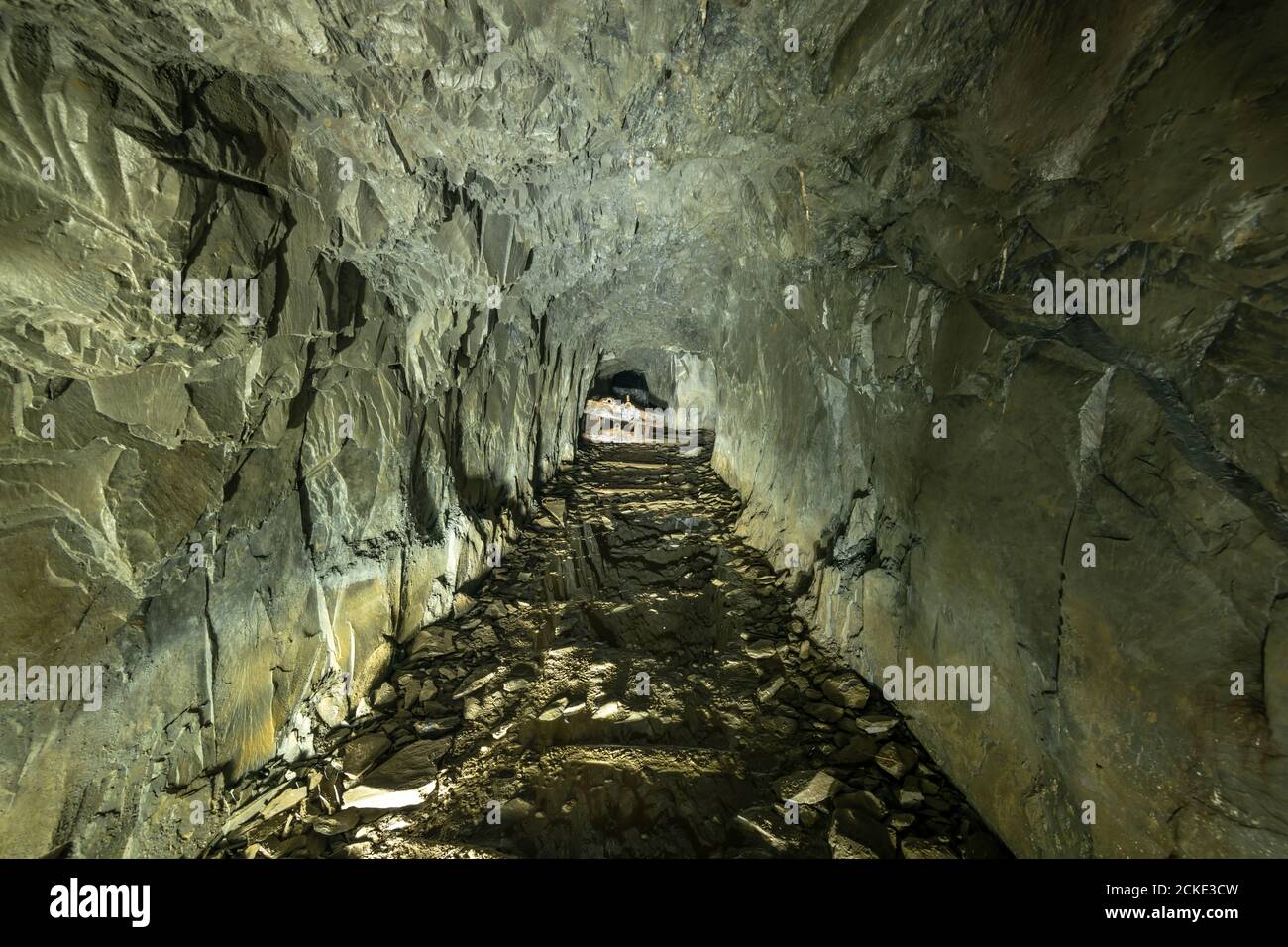 Minllyn Slate mine Stock Photo - Alamy