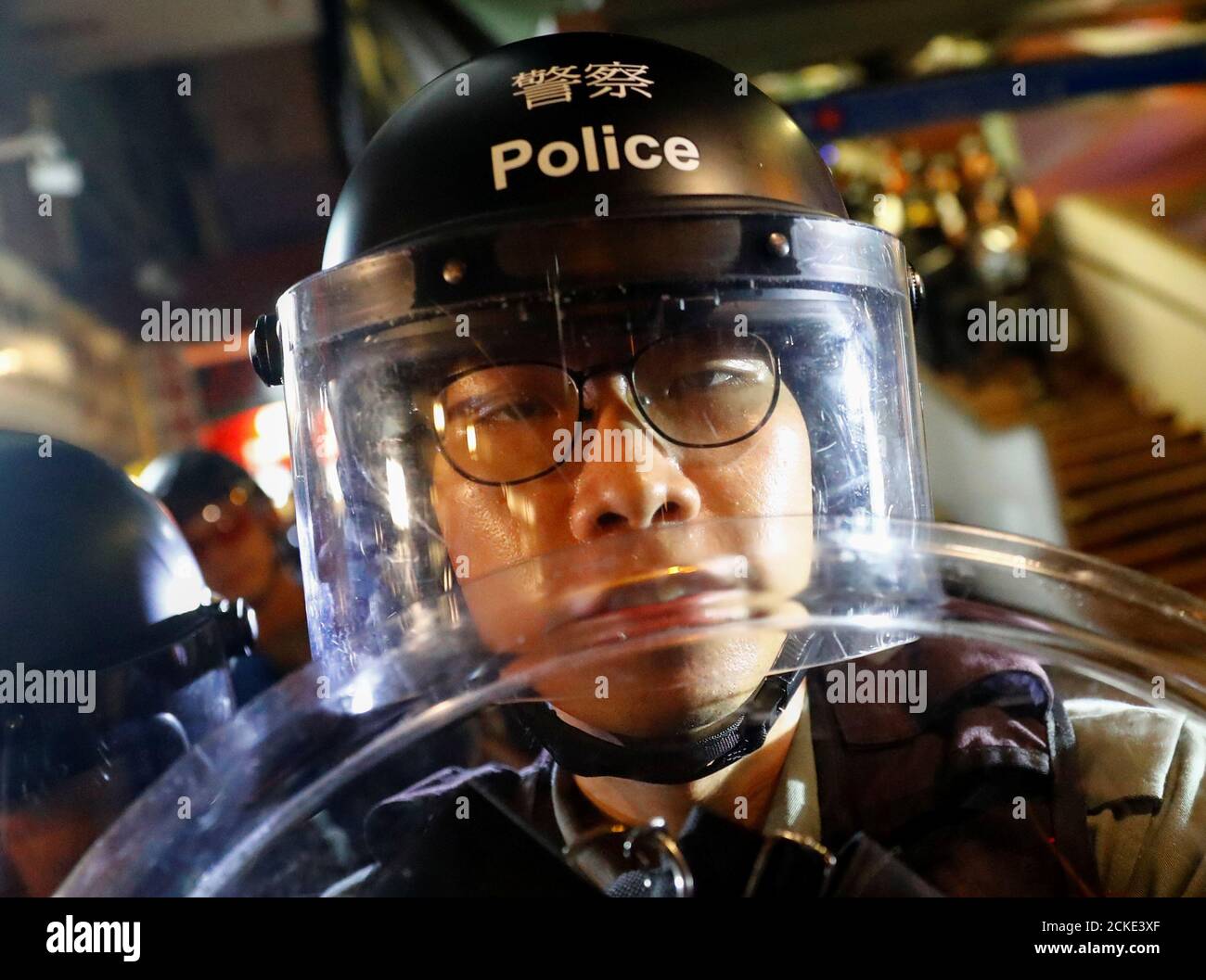 Police hong kong shield hi-res stock photography and images - Alamy