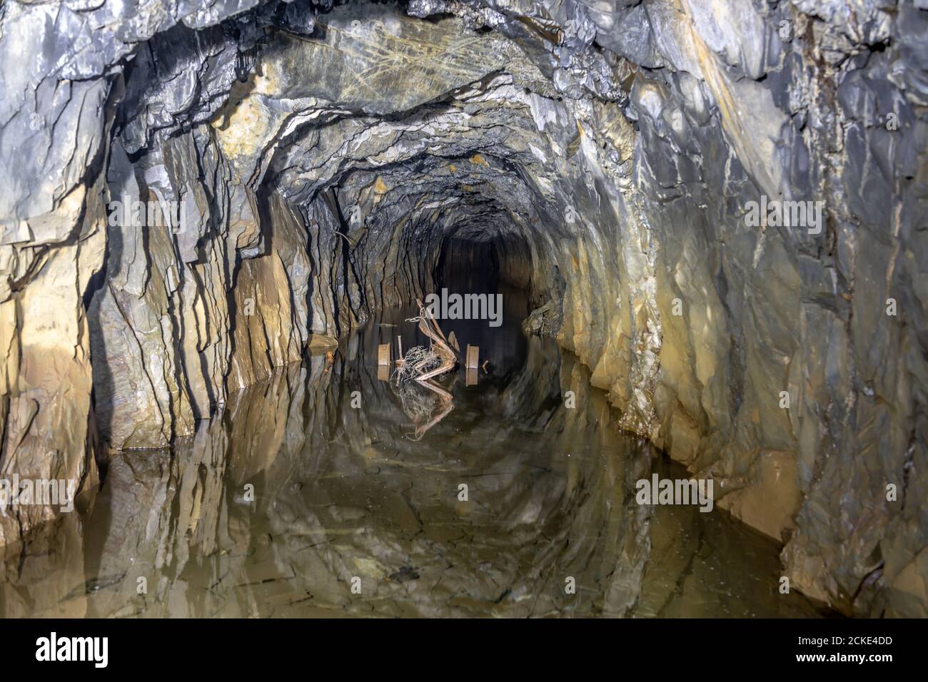 Minllyn Slate mine Stock Photo - Alamy