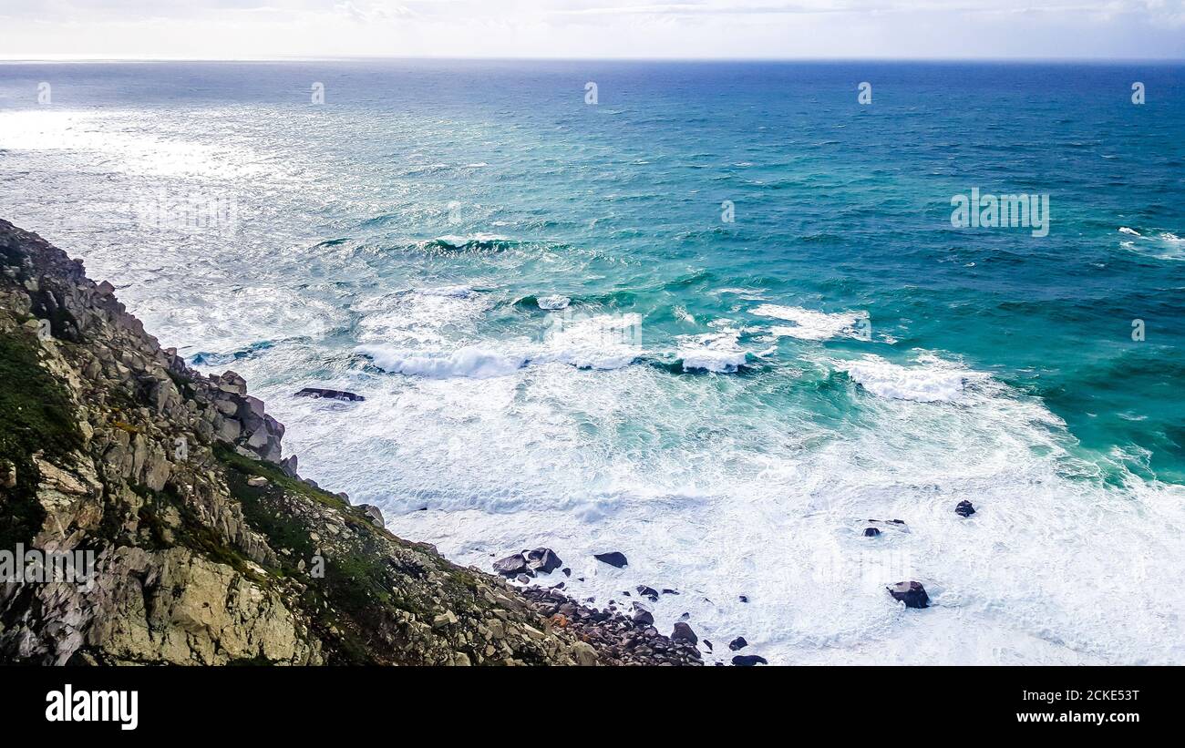 Cabo da Roca (Cape Roca), Portugal, the westernmost point of mainland ...