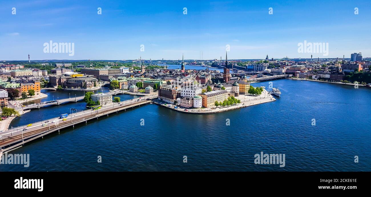 Stockholm City Top Above View High Resolution Stock Photography and ...