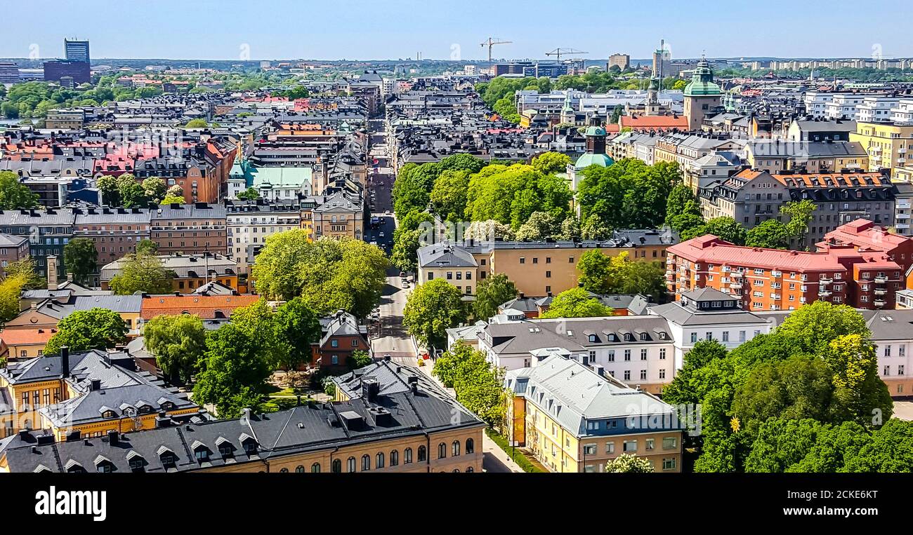 Stockholm sweden aerial hi-res stock photography and images - Alamy