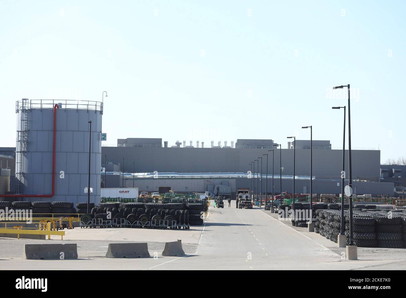 John deere harvester works hi-res stock photography and images - Alamy