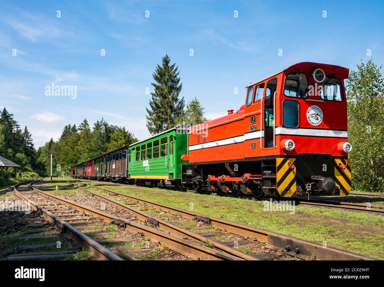 Bieszczady Forest Railway - Romanian Lyd2 narrow-gauge diesel ...