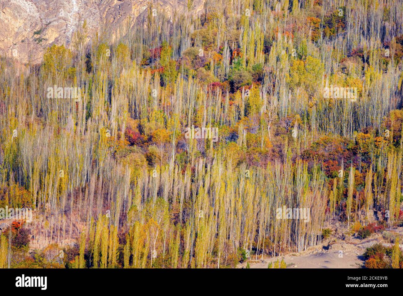 Autumn At Hunza and northern areas of gilgit baltistan , Pakistan Stock ...