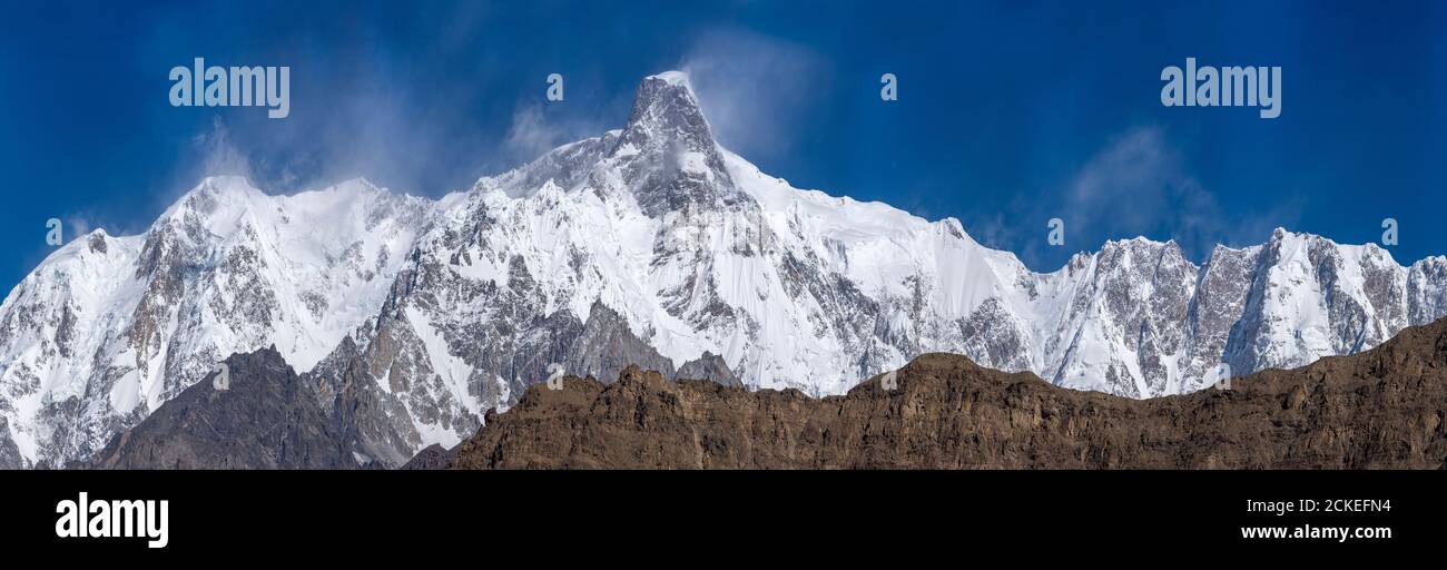 snow mountains of Karakorum range Pakistan Stock Photo - Alamy