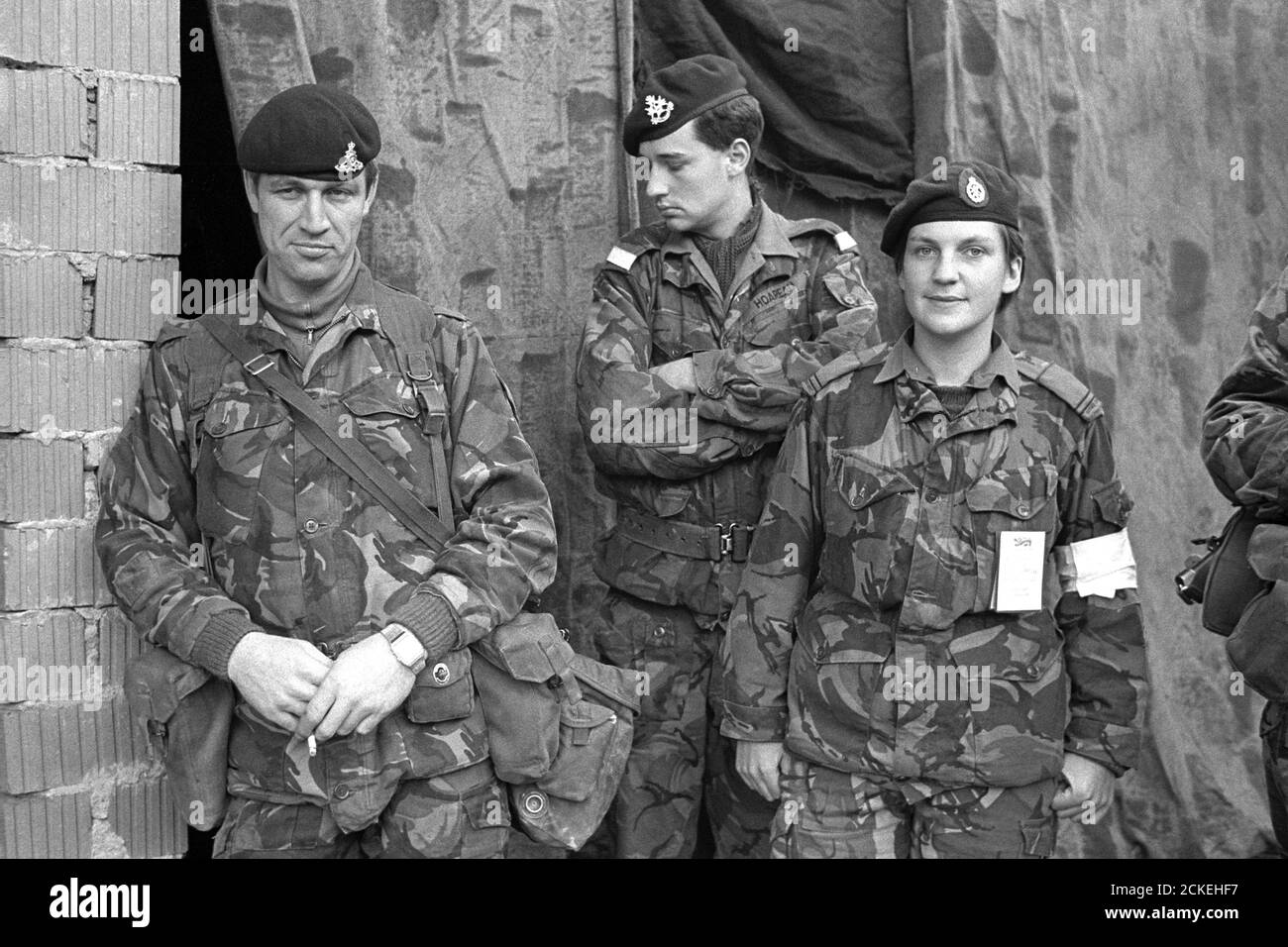 NATO exercises in Germany, September 1984, British soldiers Stock Photo ...