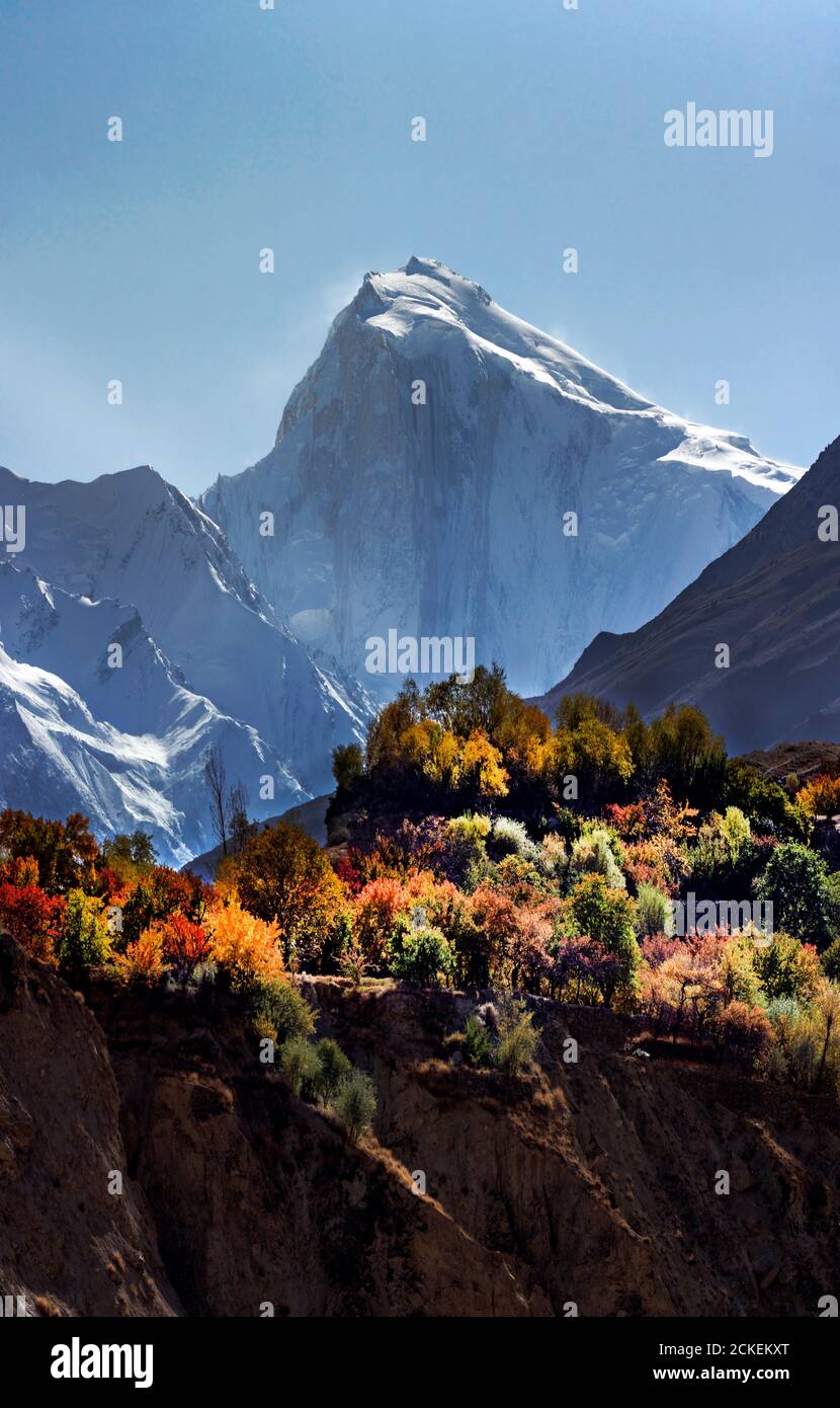 Autumn At Hunza and northern areas of gilgit baltistan , Pakistan Stock ...
