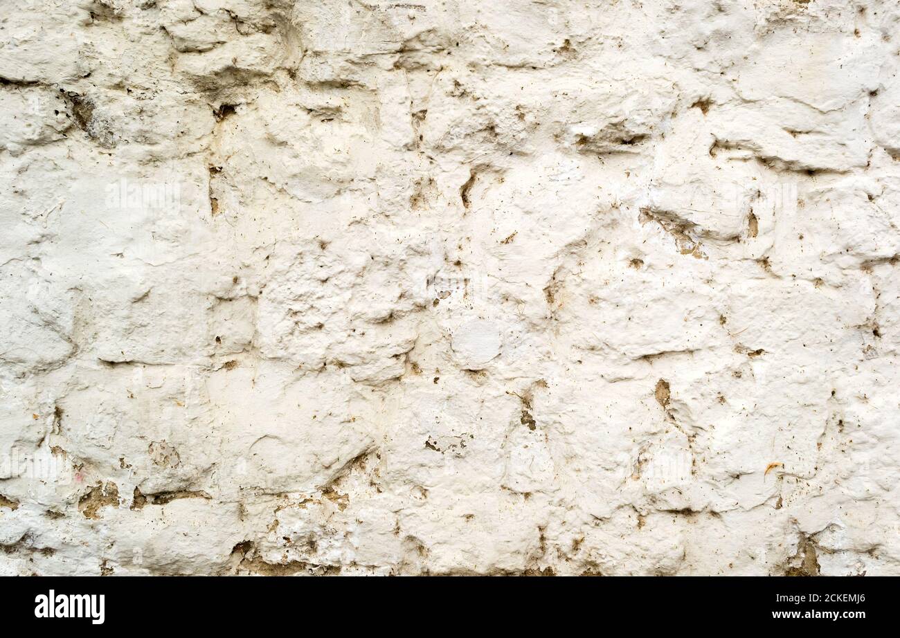 Background of old damaged cracked stone wall texture with cement Stock ...