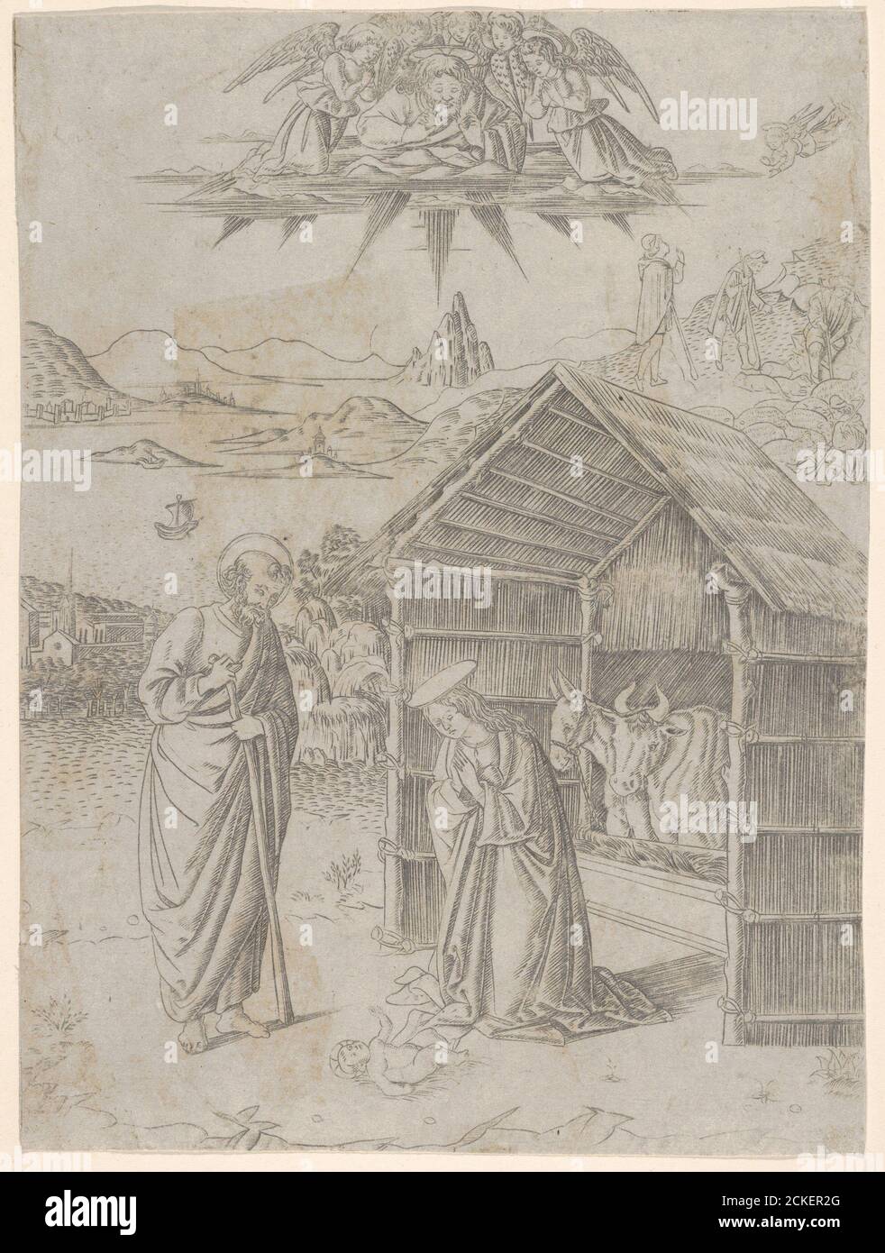 The nativity art impressionism hi-res stock photography and images - Alamy