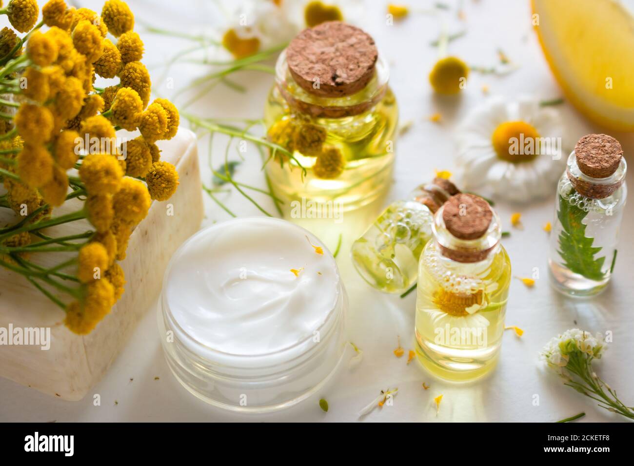 homemade cosmetics made from natural ingredients Stock Photo - Alamy