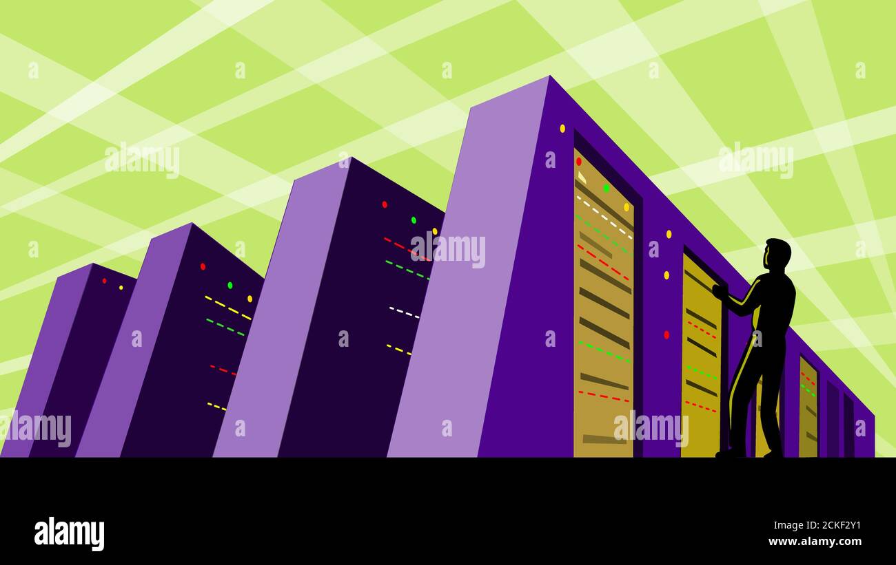 Super computer hi-res stock photography and images - Alamy