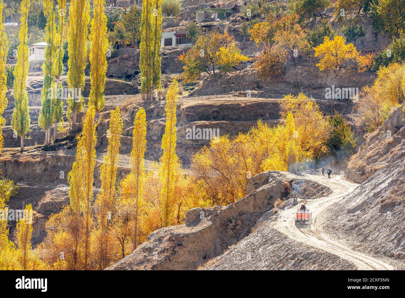 Autumn At Hunza and northern areas of gilgit baltistan , Pakistan Stock ...