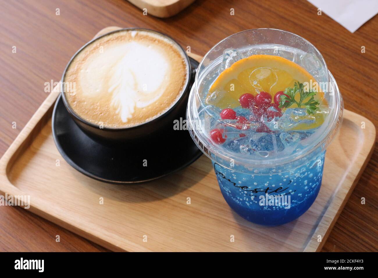 Soda glass table hi-res stock photography and images - Alamy