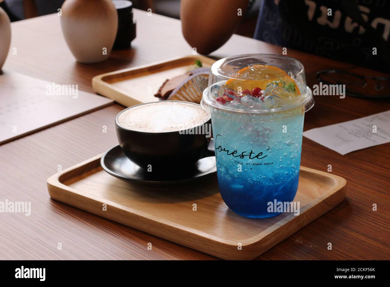 Soda glass table hi-res stock photography and images - Alamy