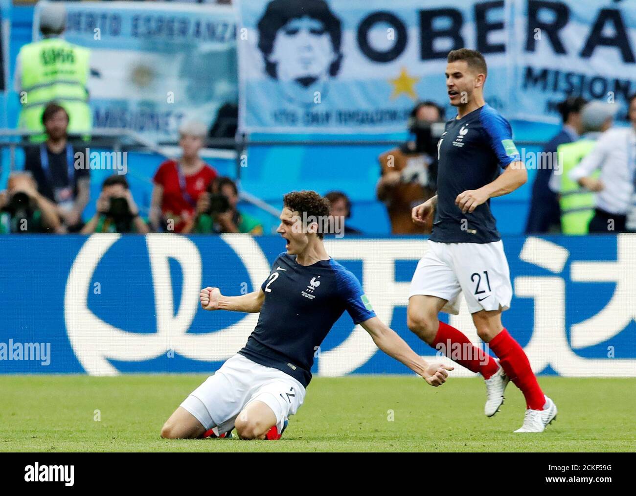 Benjamin pavard vs argentina hi-res stock photography and images - Alamy