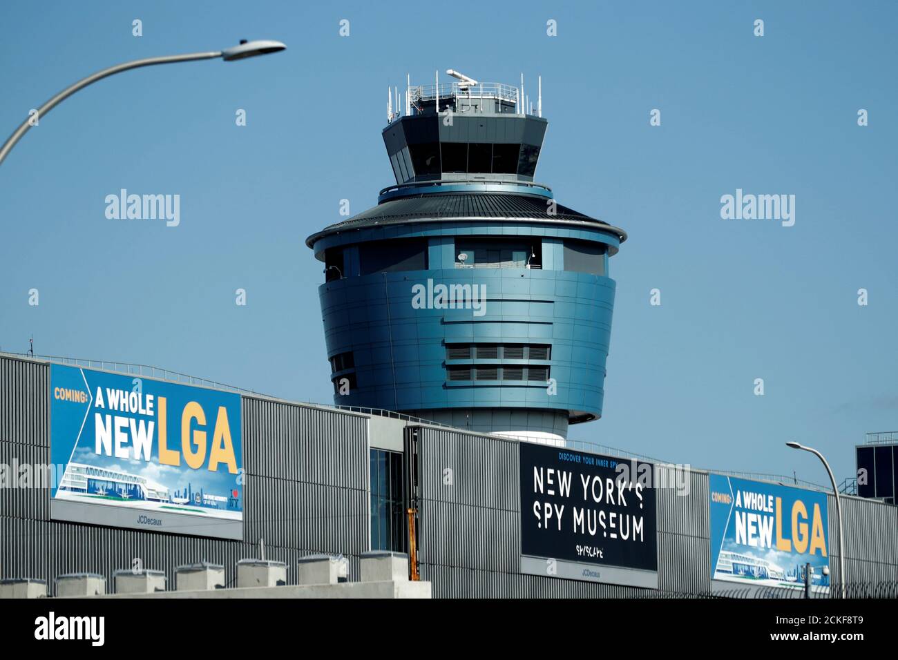 Air traffic control tower at laguardia airport hi-res stock photography ...