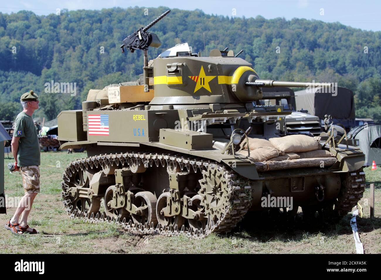 M3a1 stuart tank hi-res stock photography and images - Alamy