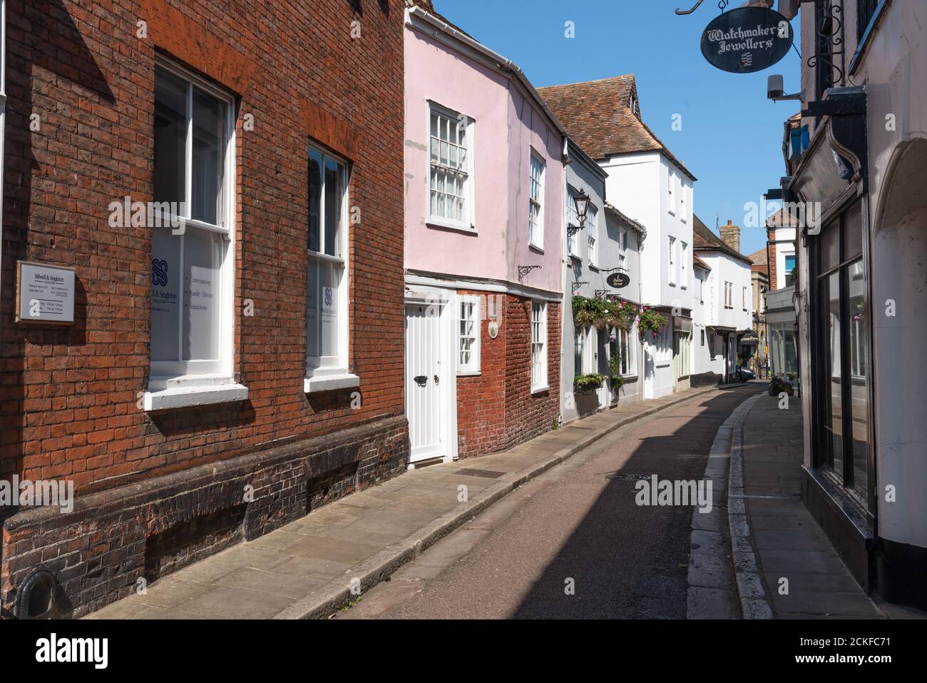Historic buildings in Sandwich, Kent Stock Photo - Alamy