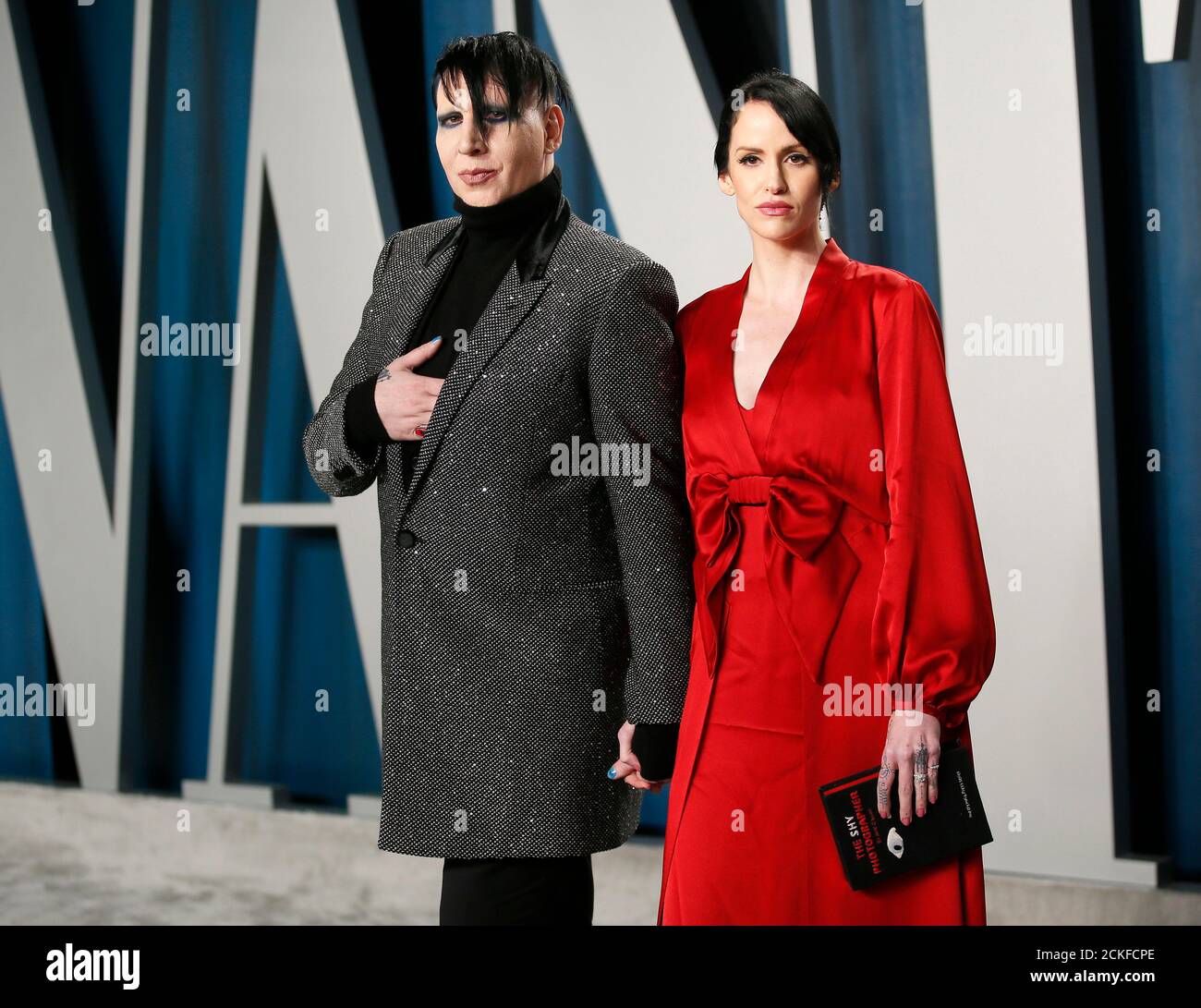Marilyn Manson And Lindsay Usich High Resolution Stock Photography and ...