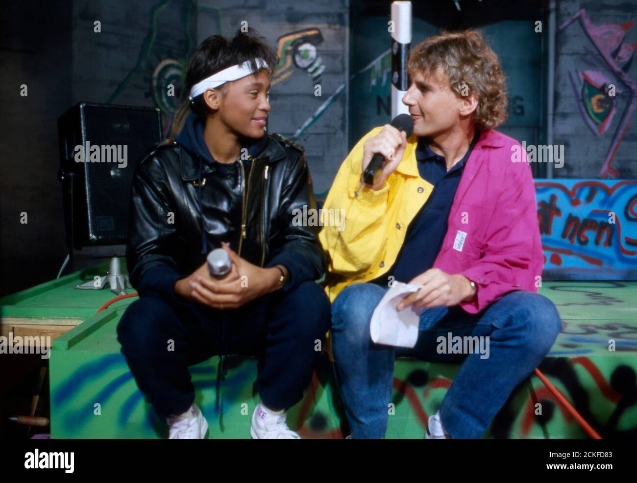 Whitney Houston zu Gast beim P.I.T. - Peter Illmann Treff, 1985 ...