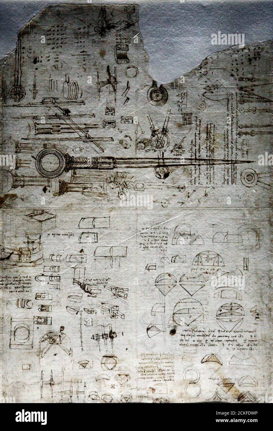 Leonardo drawings anatomy hi-res stock photography and images - Alamy