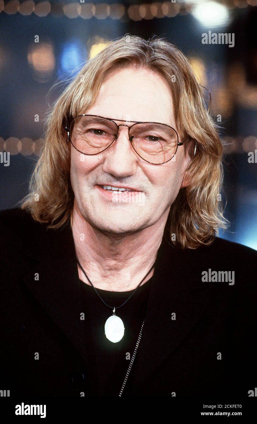 Porträt des deutschen Sänger und Liedermacher Hans Hartz, 2000 ...