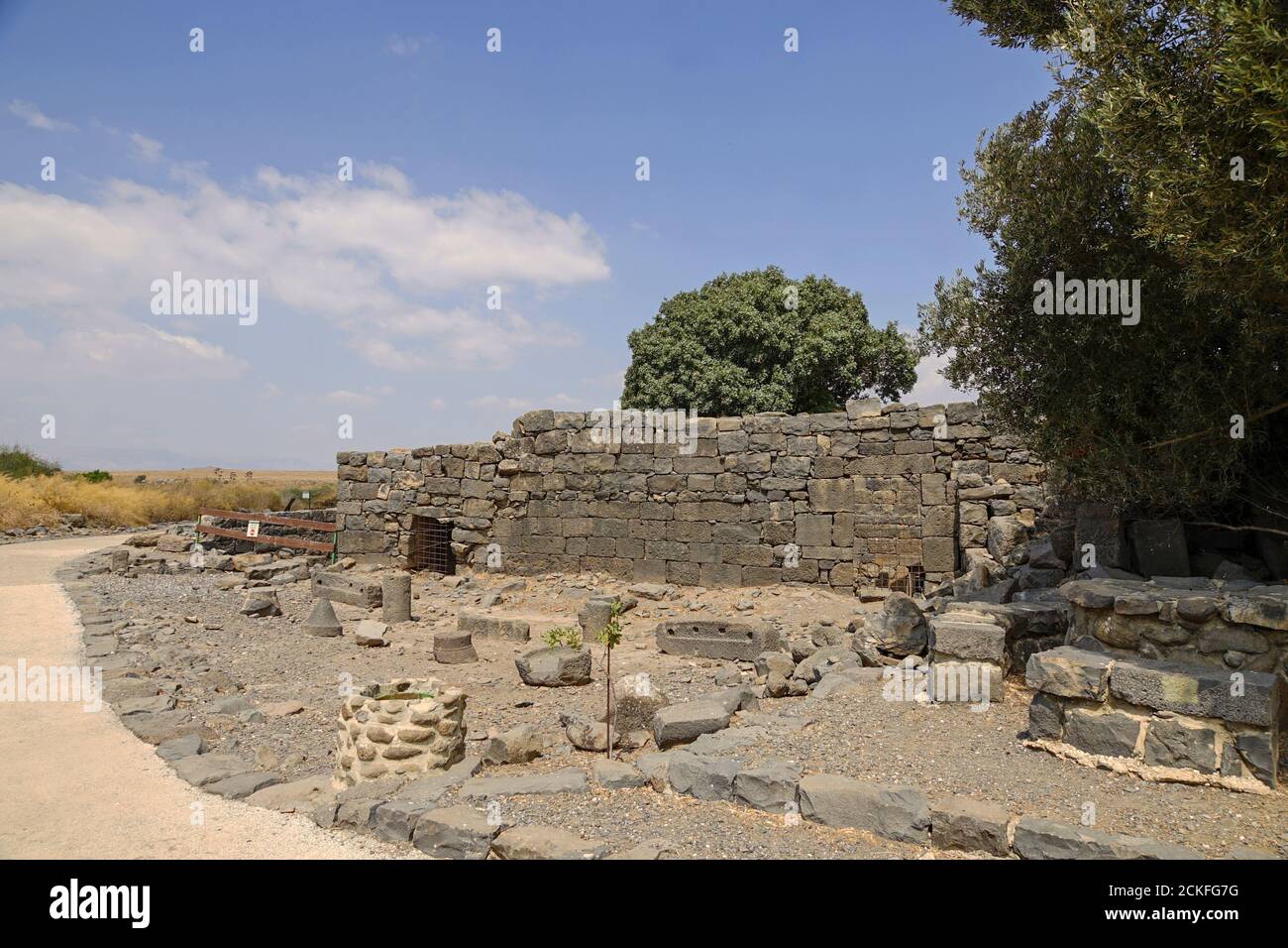 Ancient jewish city on the golan heights hi-res stock photography and ...
