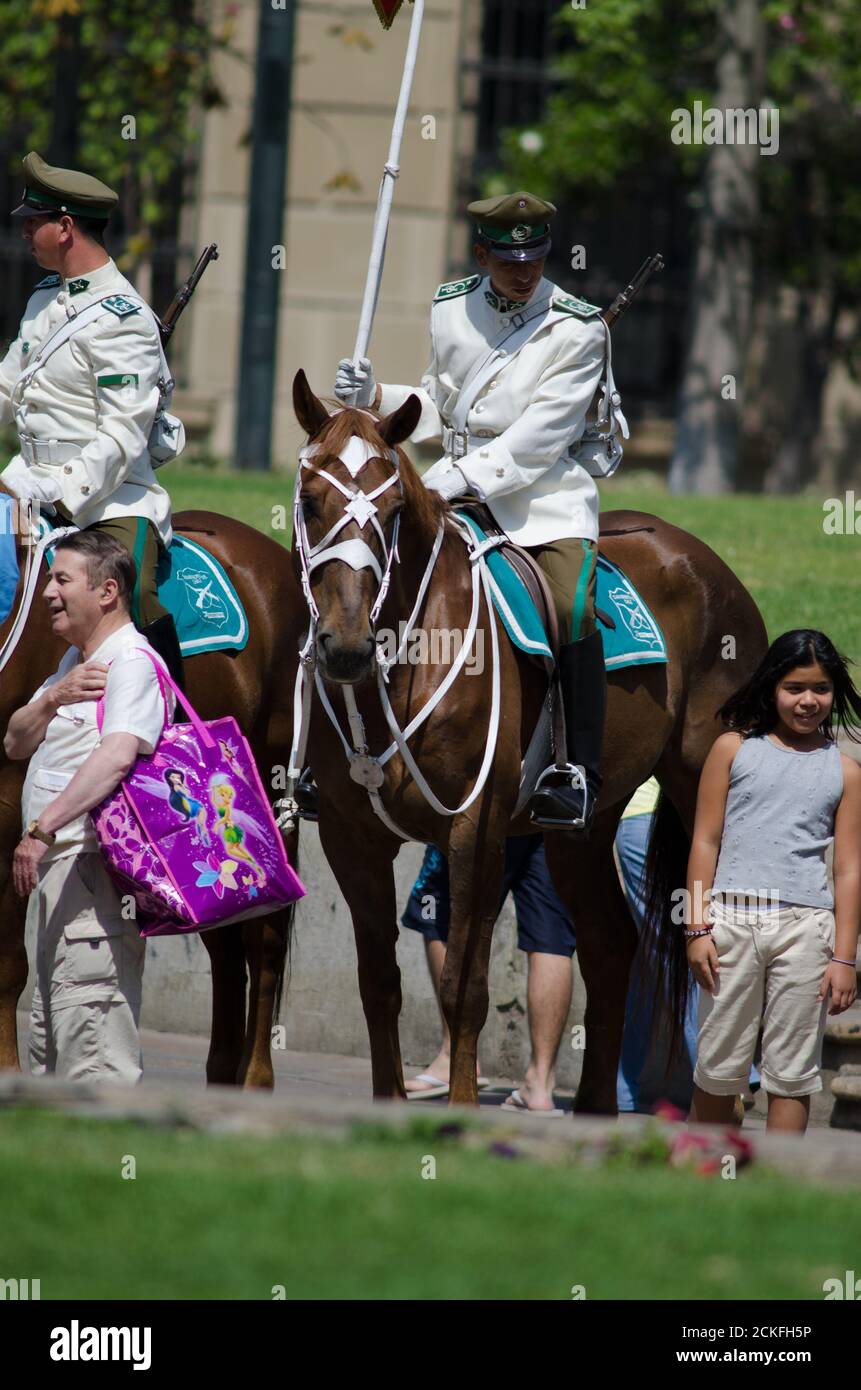 Chile police woman hi-res stock photography and images - Alamy