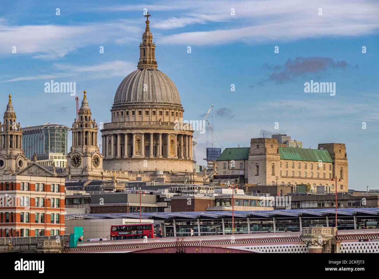 St Paul's Cathedral a world famous Anglican Cathedral designed by Sir ...