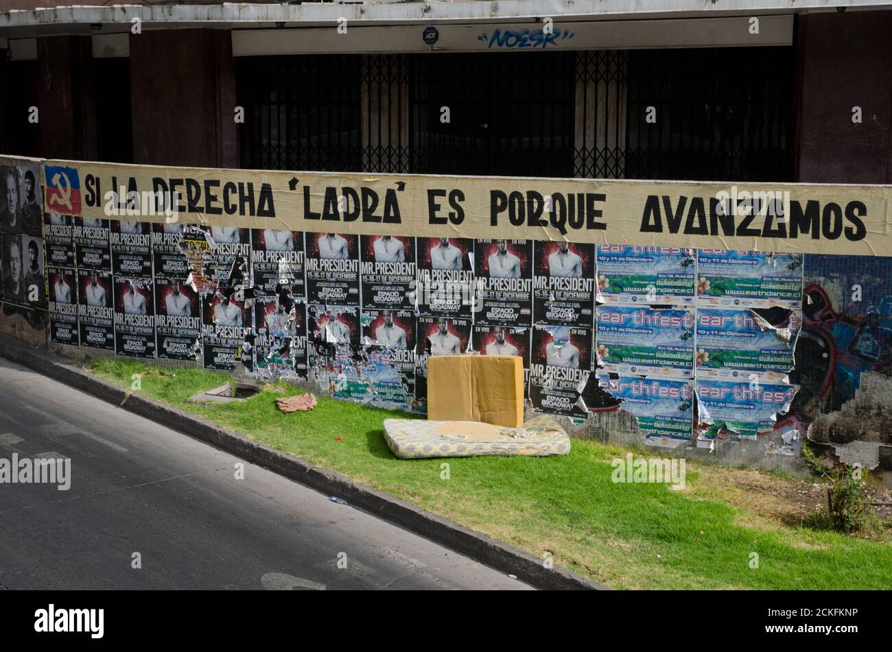 Santiago de chile poster hi-res stock photography and images - Alamy