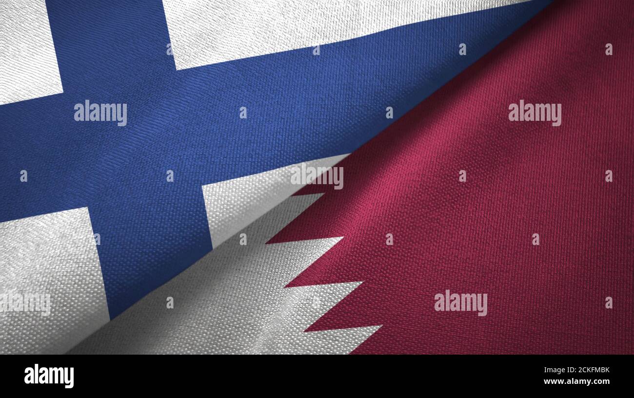 Qatar finland flag hi-res stock photography and images - Alamy