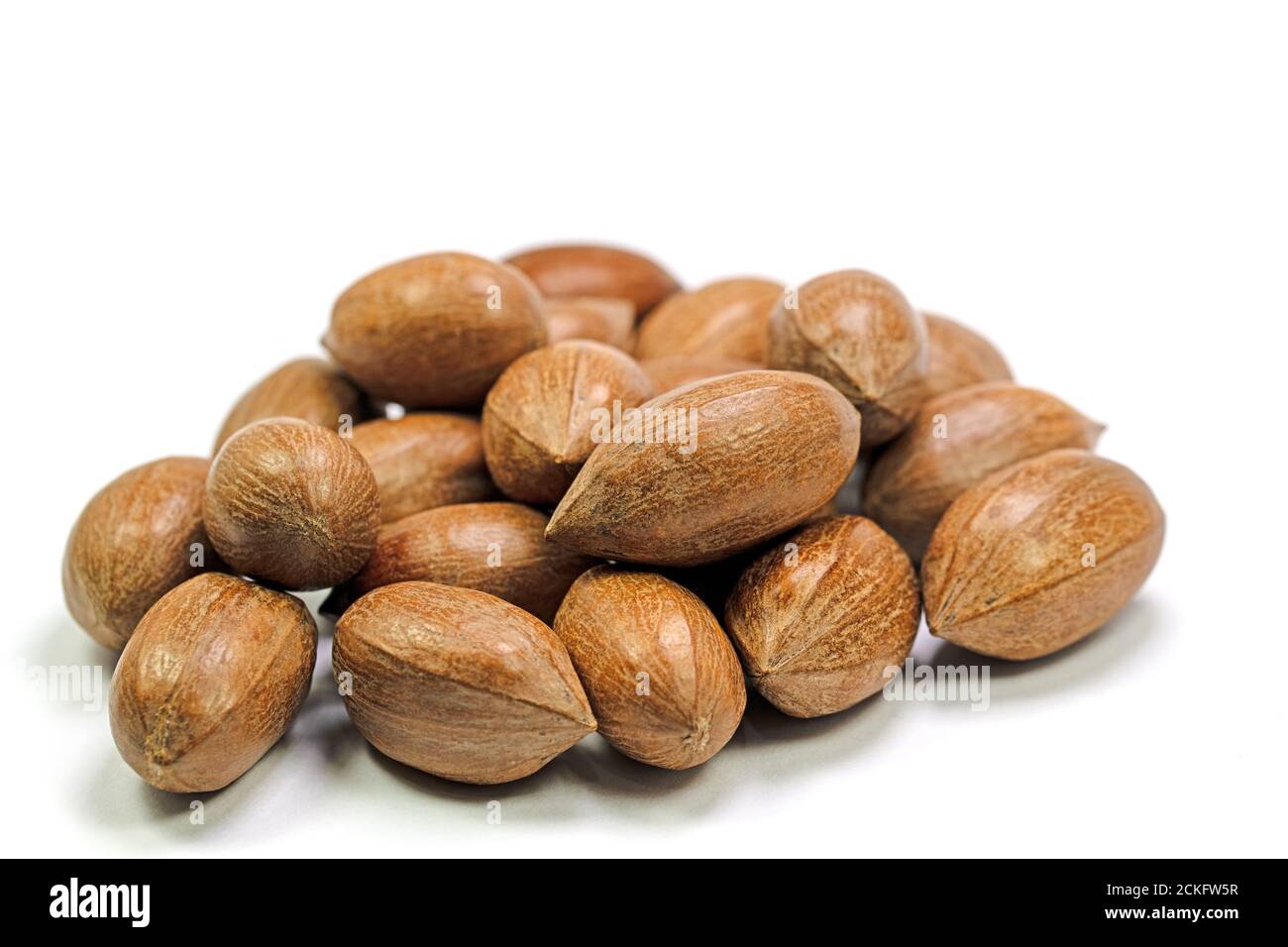Pecans in a close up Stock Photo - Alamy